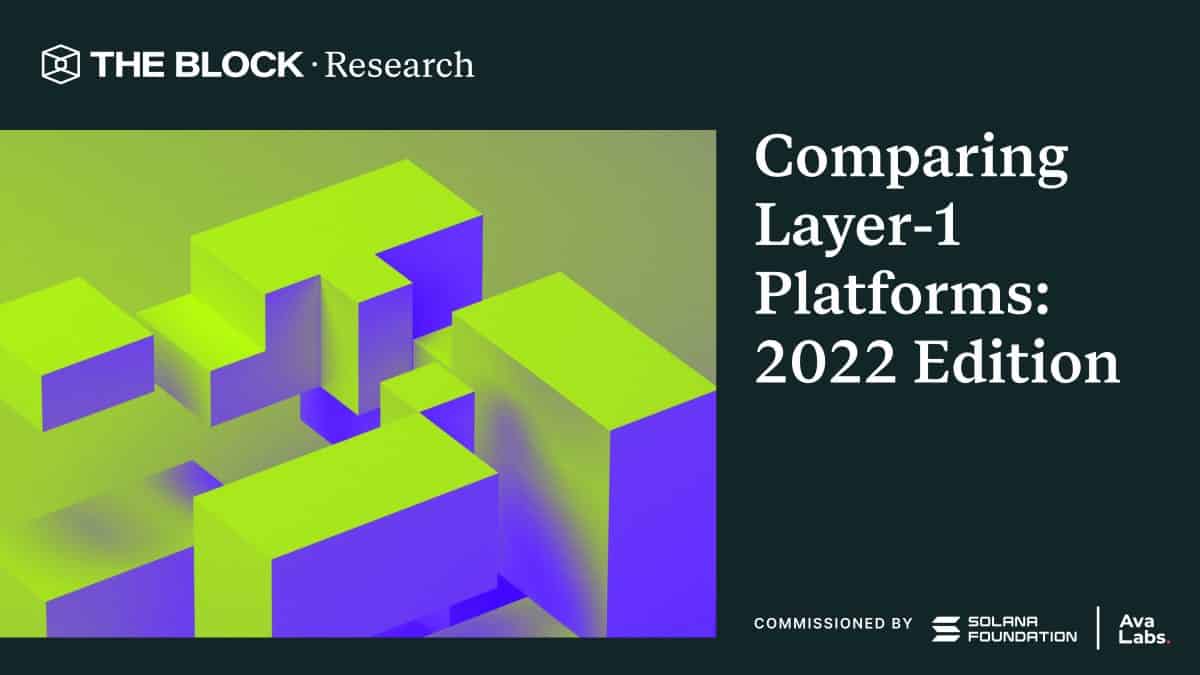 Comparing Layer-1 Platforms: 2022 Edition- Presented by Solana ...