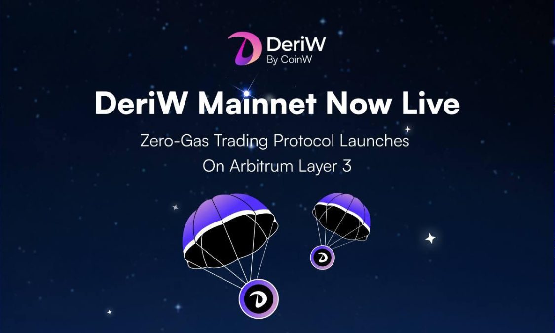 DeriW Launches Its Mainnet, Ushering in a New Era of Gas Free On-Chain ...